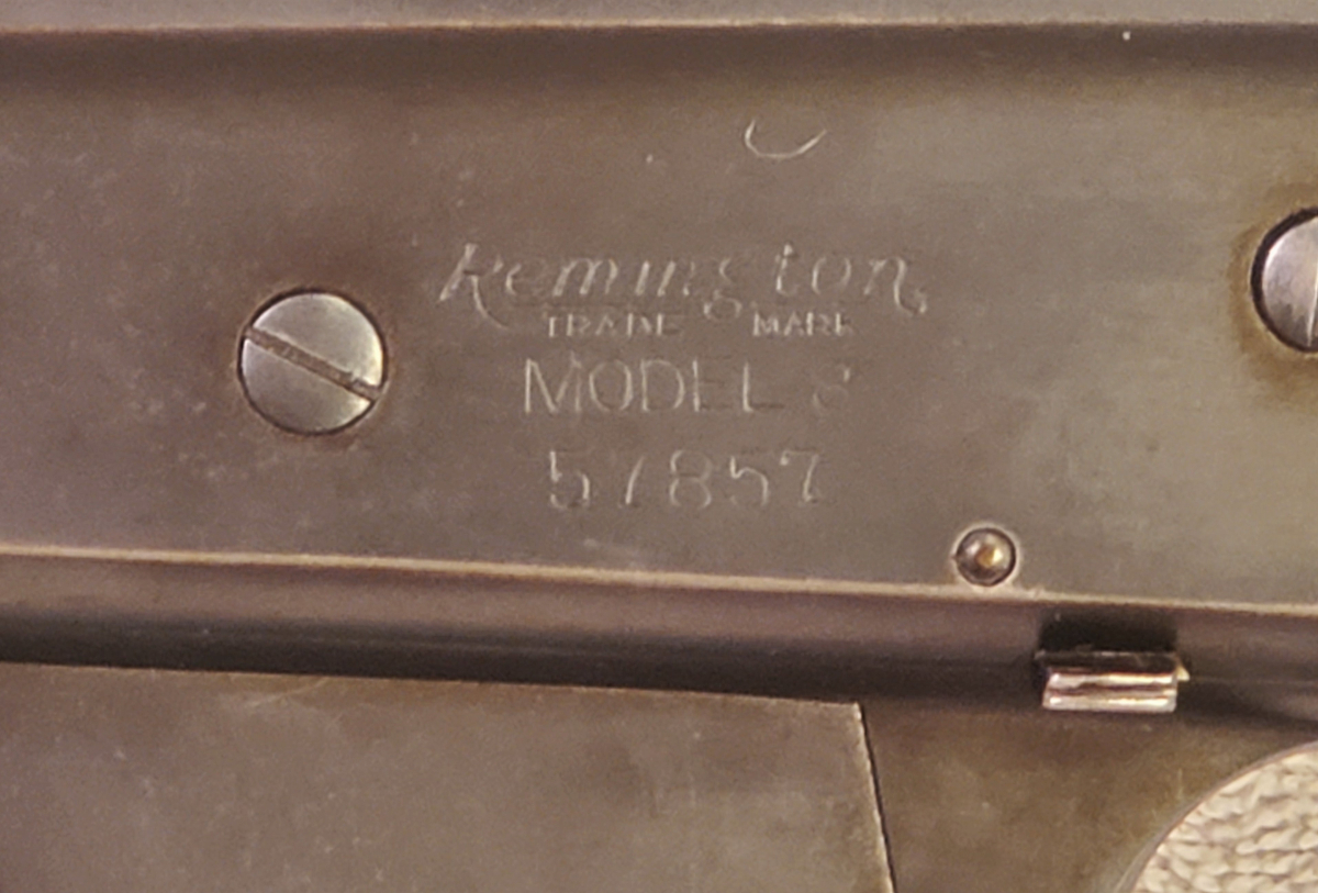 Remington Model 8 Semi Auto Rifle In 35rem Caliber .35 Rem. For Sale at ...