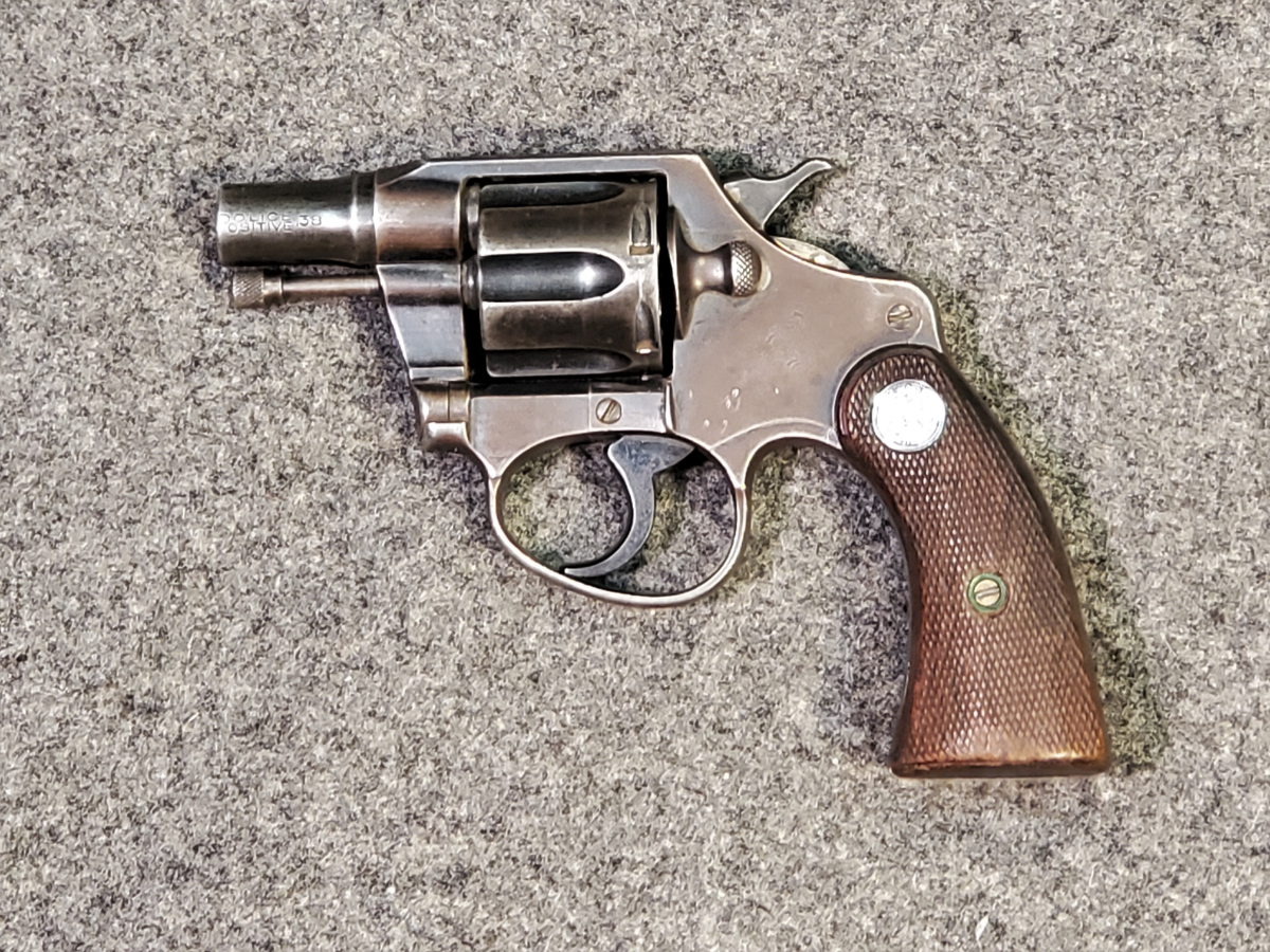 Cutdown Colt Police Positive .38 revolver