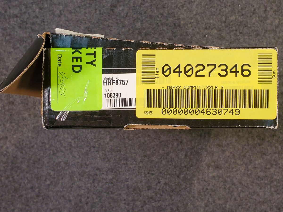 Smith & Wesson S&W M&P.22 Compact .22 Lr For Sale at GunAuction.com ...