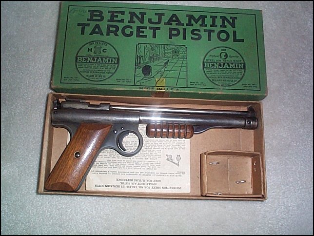 Benjamin Model 130 Target Pistol For Sale at GunAuction.com - 7696974