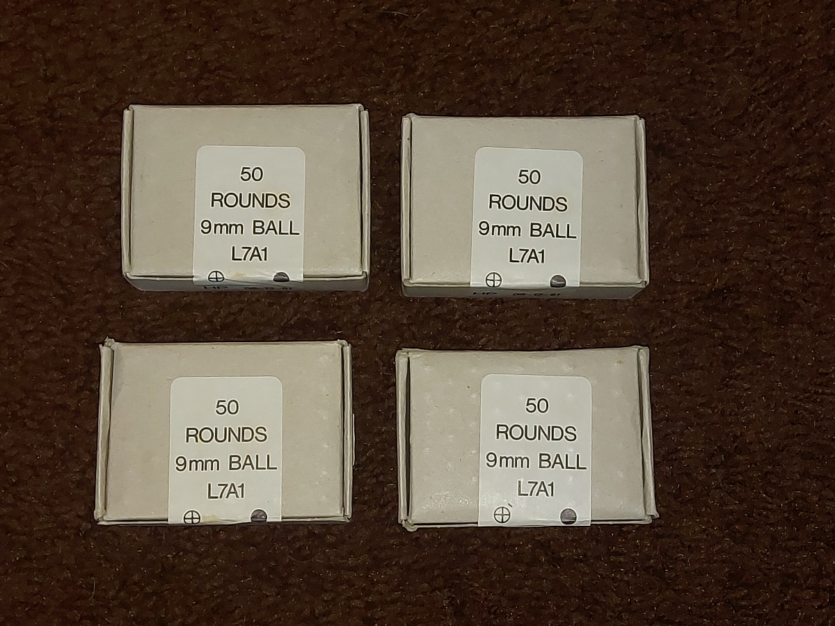 Hirtenberger Hirtenburger L7a1 Smg +P+ 9mm Machine Gun Ammunition 200 ...