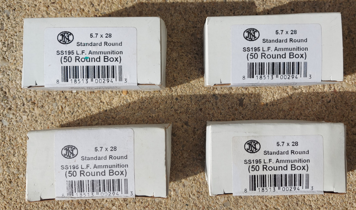 Fn 5.7x28mm Ss195 Lf 200 Rounds 5.7x28mm For Sale at GunAuction.com ...