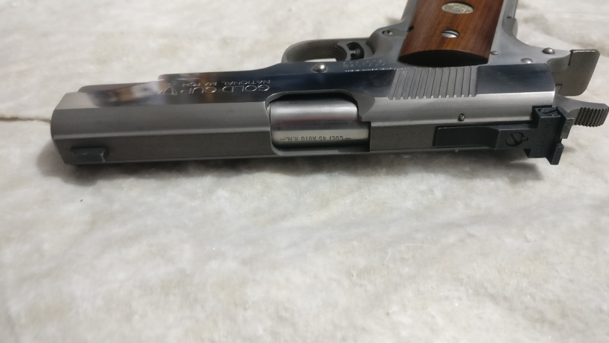 Colt Gold Cup Commander Custom Edition Stainless 1 Of 500 .45 Acp For ...