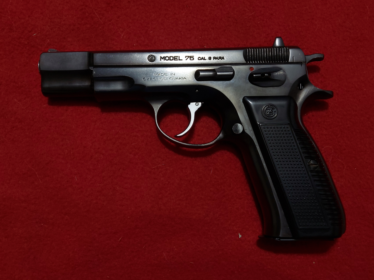 Cz Model 75 Pre B No Import Mark Made In Czechoslovakia Prior To Czech Republic 9mm Luger For ...