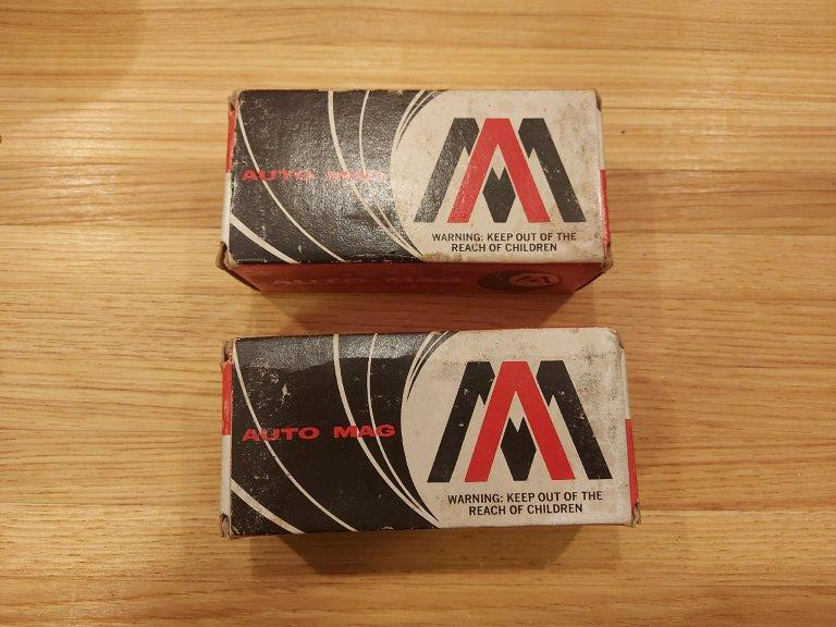 Amt 44 Auto Mag Factory Ammo And Norma Unprimed Cases 200 Rounds .44 ...
