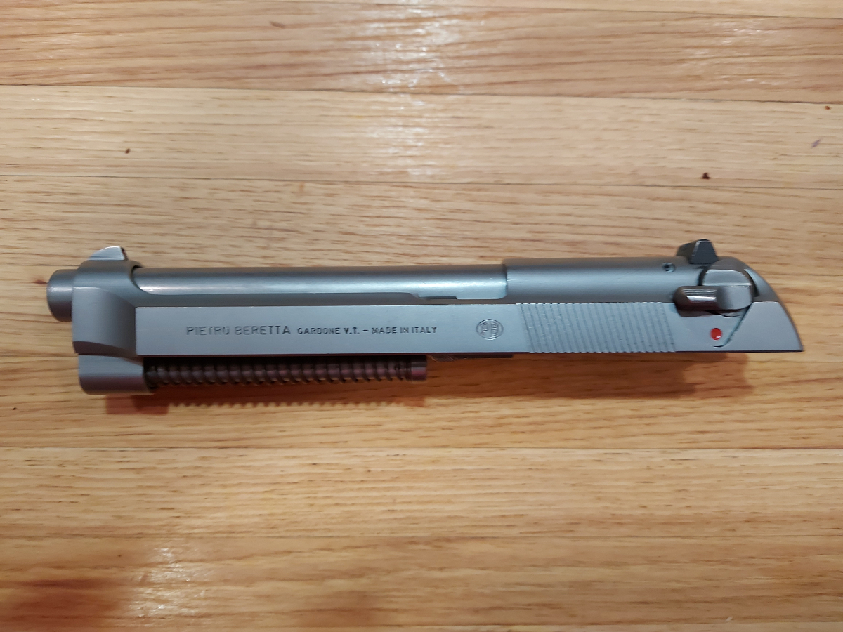 Beretta 92fs Inox Stainless Complete Slide Barrel Guide Rod Spring ...