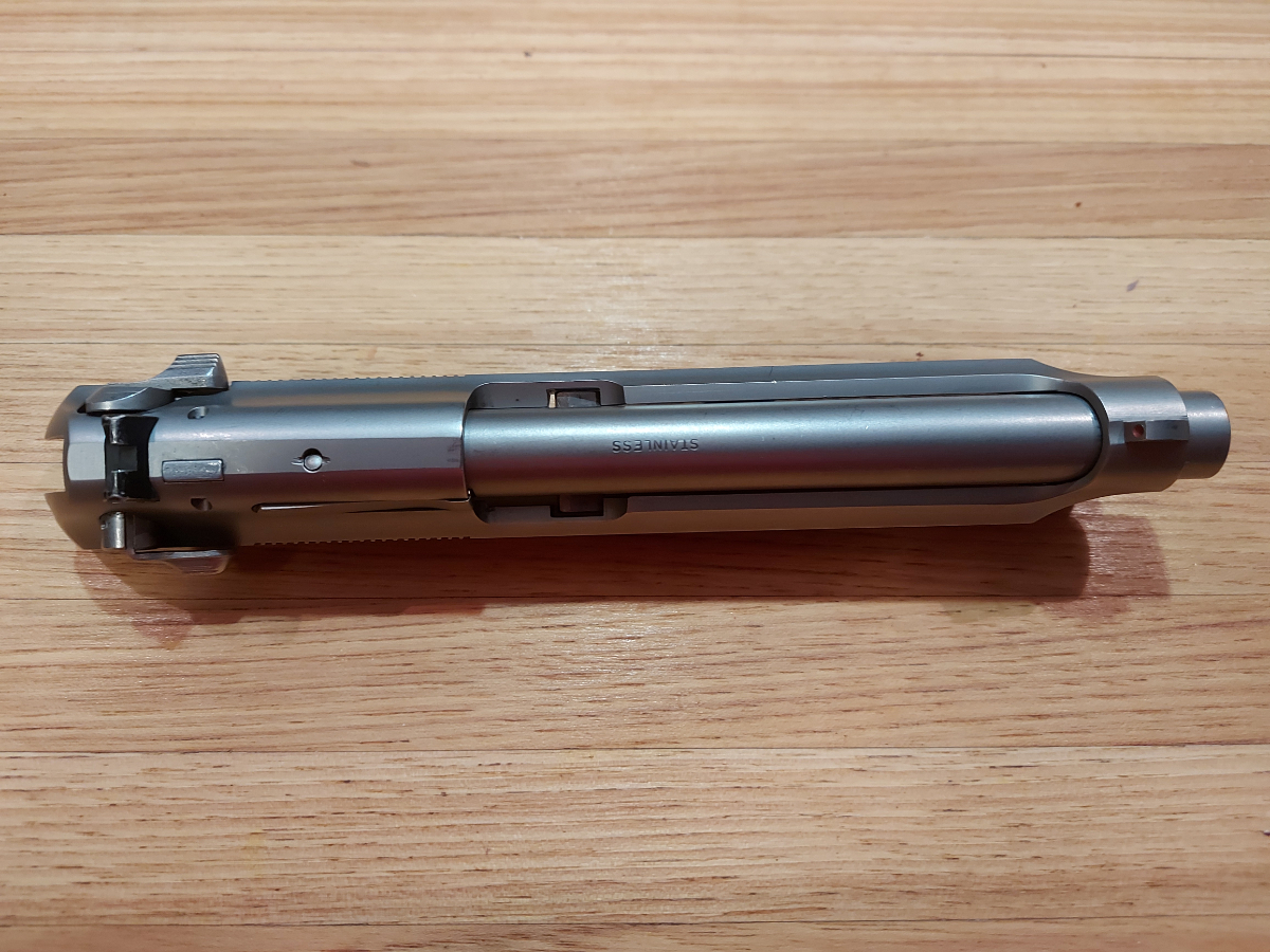 Beretta 92fs Inox Stainless Complete Slide Barrel Guide Rod Spring ...