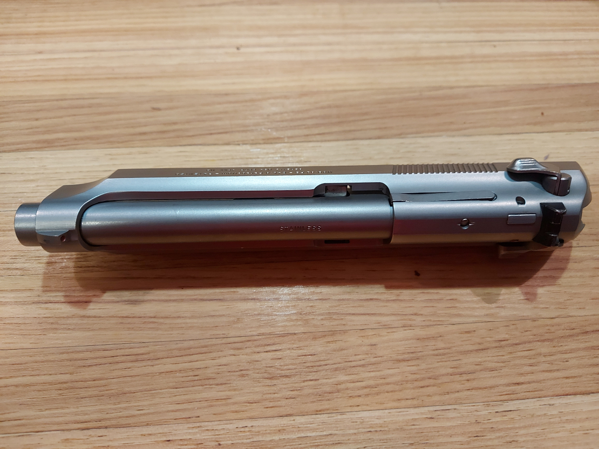 Beretta 92fs Inox Stainless Complete Slide Barrel Guide Rod Spring ...