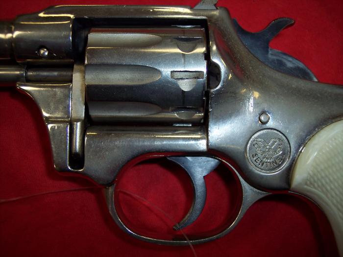 High Standard Sentinel R-101 .22 Revolver, Nickel Plated, 6 Inch Barrel ...