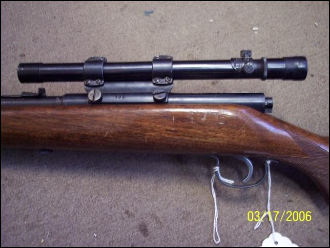Savage Model 5 Bolt Action Rifle In 22 Lr, With Weaver 298 Scope, Nice ...