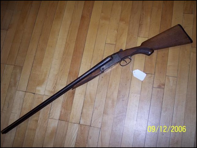 Stevens Mod. 335 Double Barrel 12 Gauge Shotgun, Old Timer Side By Side ...