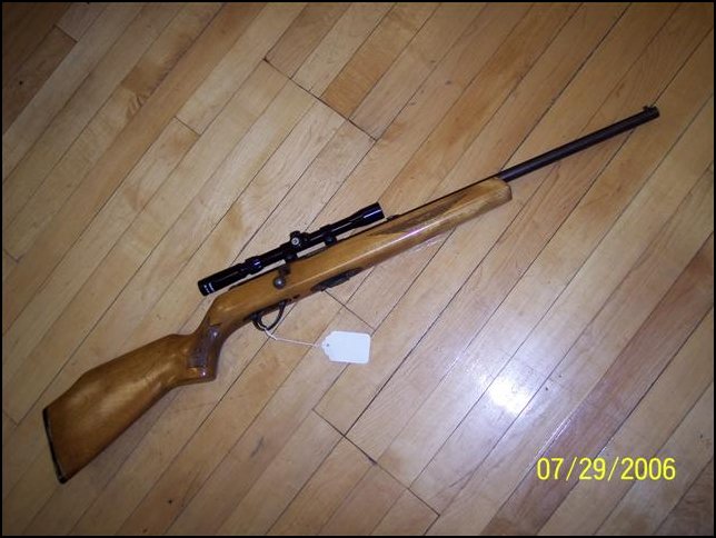 Stevens Bolt-Action Model 34 Rifle .22 Clip Feed Repeater W/Scope For ...