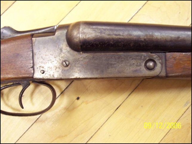 Stevens Mod. 335 Double Barrel 12 Gauge Shotgun, Old Timer Side By Side ...