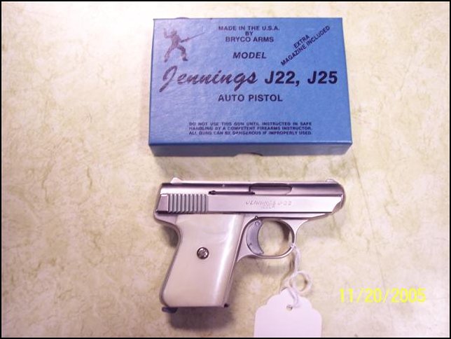 Jennings J22 Pistol, .22lr For Sale at GunAuction.com - 7094343