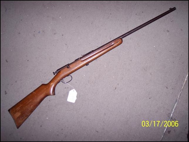 Savage Model 3 Bolt Action Rifle In .22lr, Nice Old Single Shot Rifle ...
