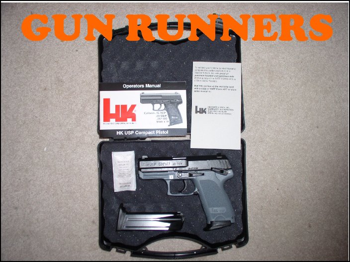 Heckler & Koch Usp Compact 40s&W Grey Frame Nib For Sale at GunAuction ...