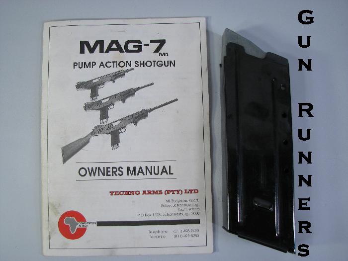 Mag-7 M1 Pump Shotgun 5 Round Magazine & Manual For Sale at GunAuction ...