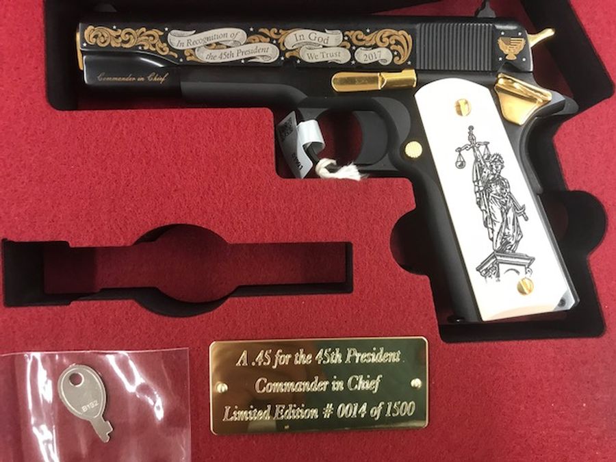Colt Mfg Co Inc 1911 Custom Trump 45th Presidential Recognition ...