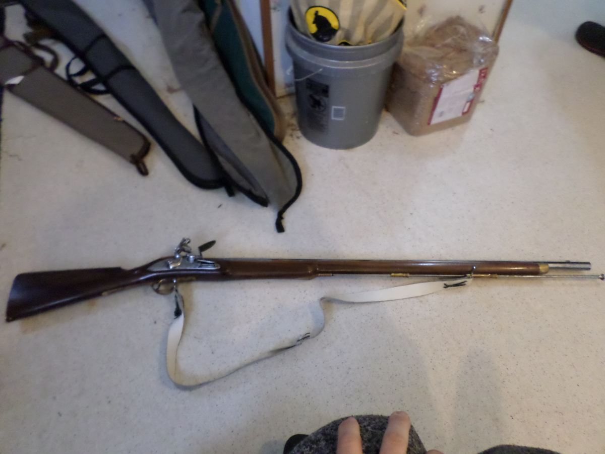 Reproduction Of India Pattern Brown Bess Made In India .75 Caliber Ball ...