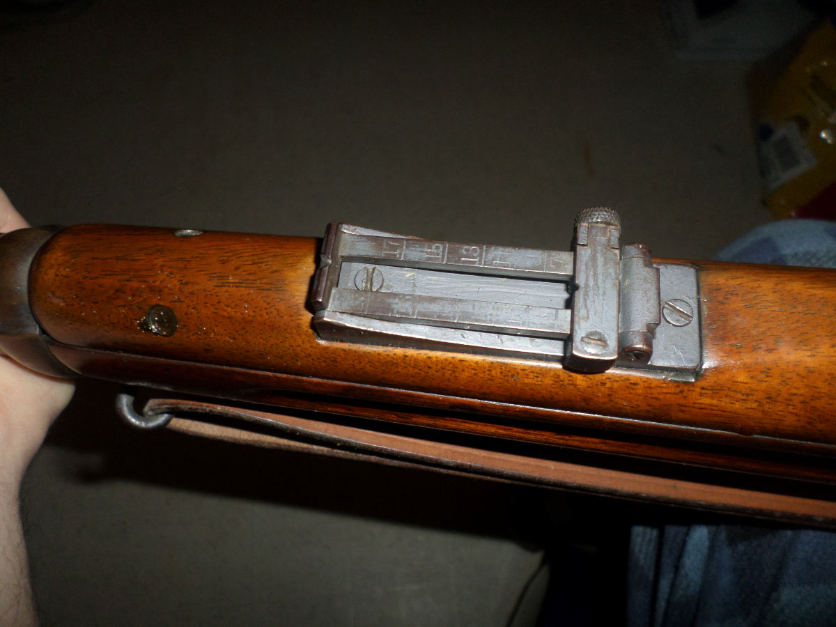 Springfield US 1896 Model Krag Rifle with original 1896 rear sight and ...