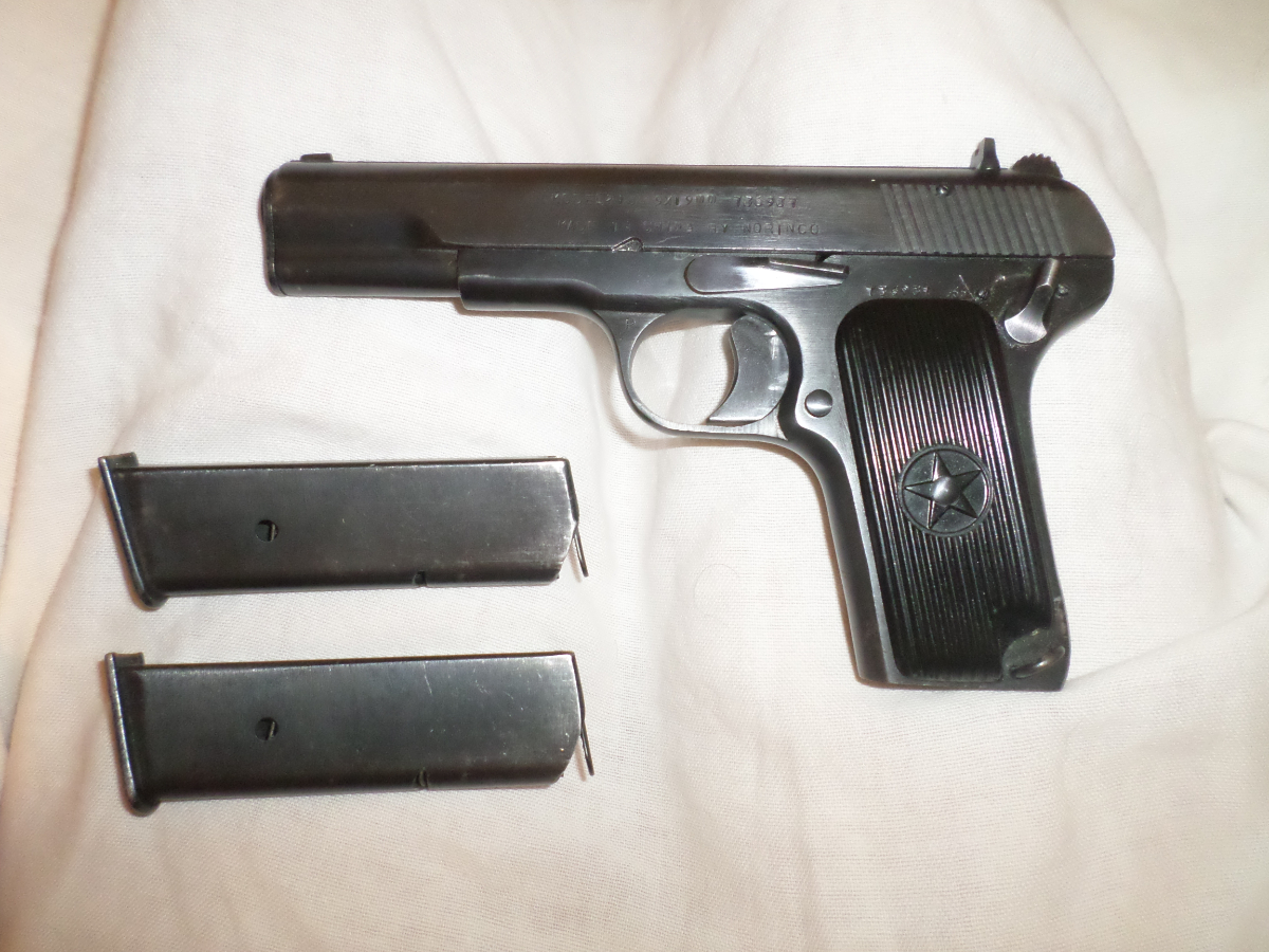Type 54 (TT33) Chinese factory 66 Norinco Tokarov 9mm Pistol and two mags