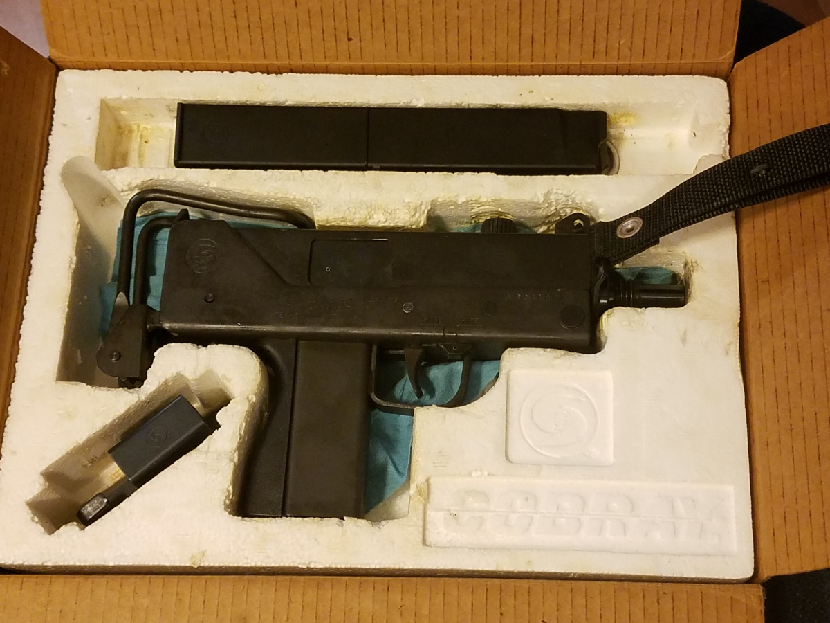 Ingram Like New M-10 9mm Sub Machine Gun, One owner purchased new in ...