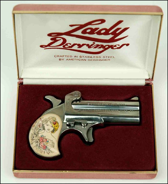 American Derringer Corp - Lady Derringer M-1 38spl Stainless Derringer ...