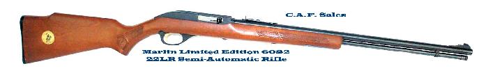 Marlin Firearms Co. Model 6082 Limited Edition 22lr Semi-Auto Rifle For ...