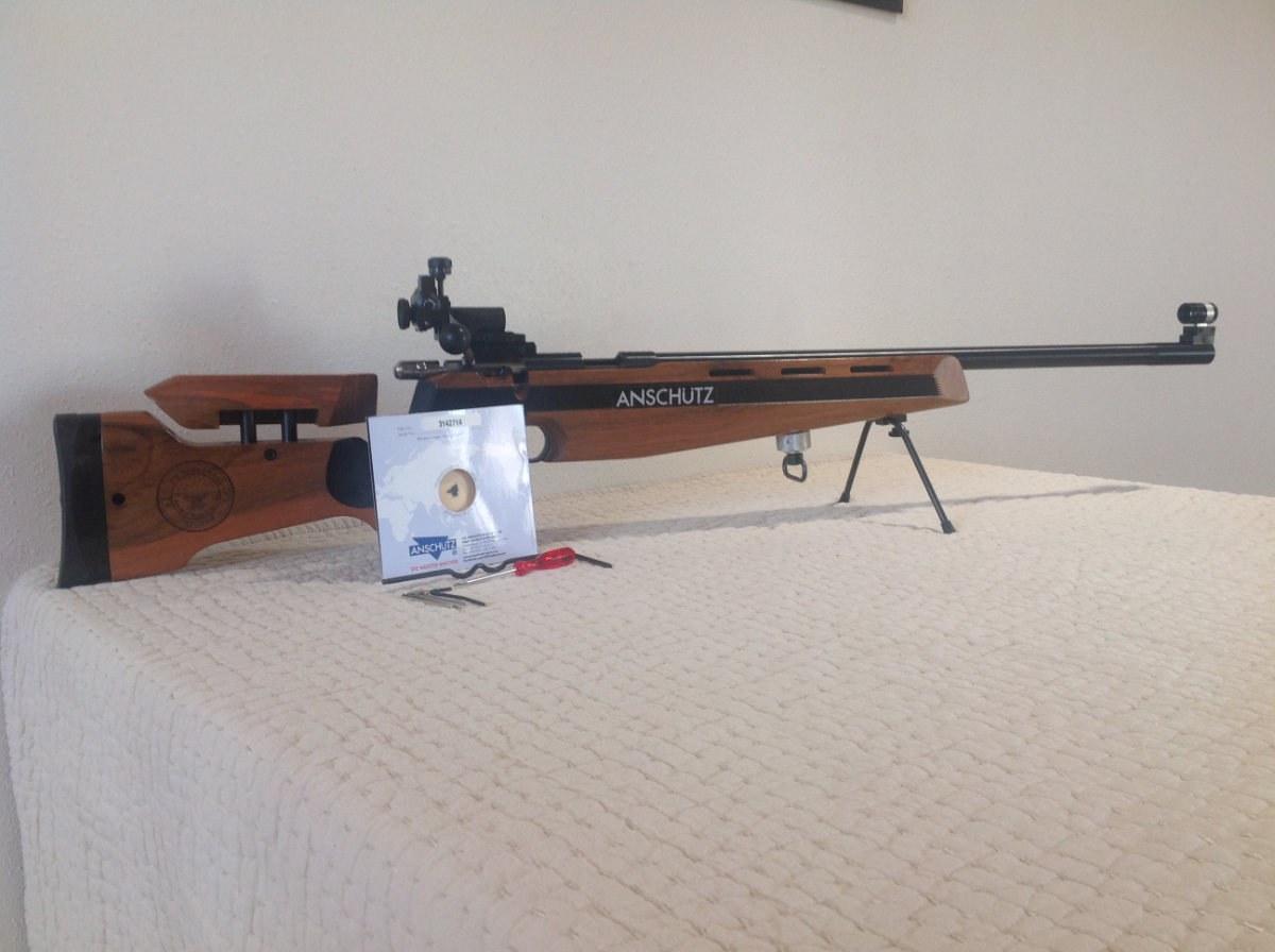 Anschutz 1903 Target Rifle Comes Complete With Sights 22lr .22 Lr For ...
