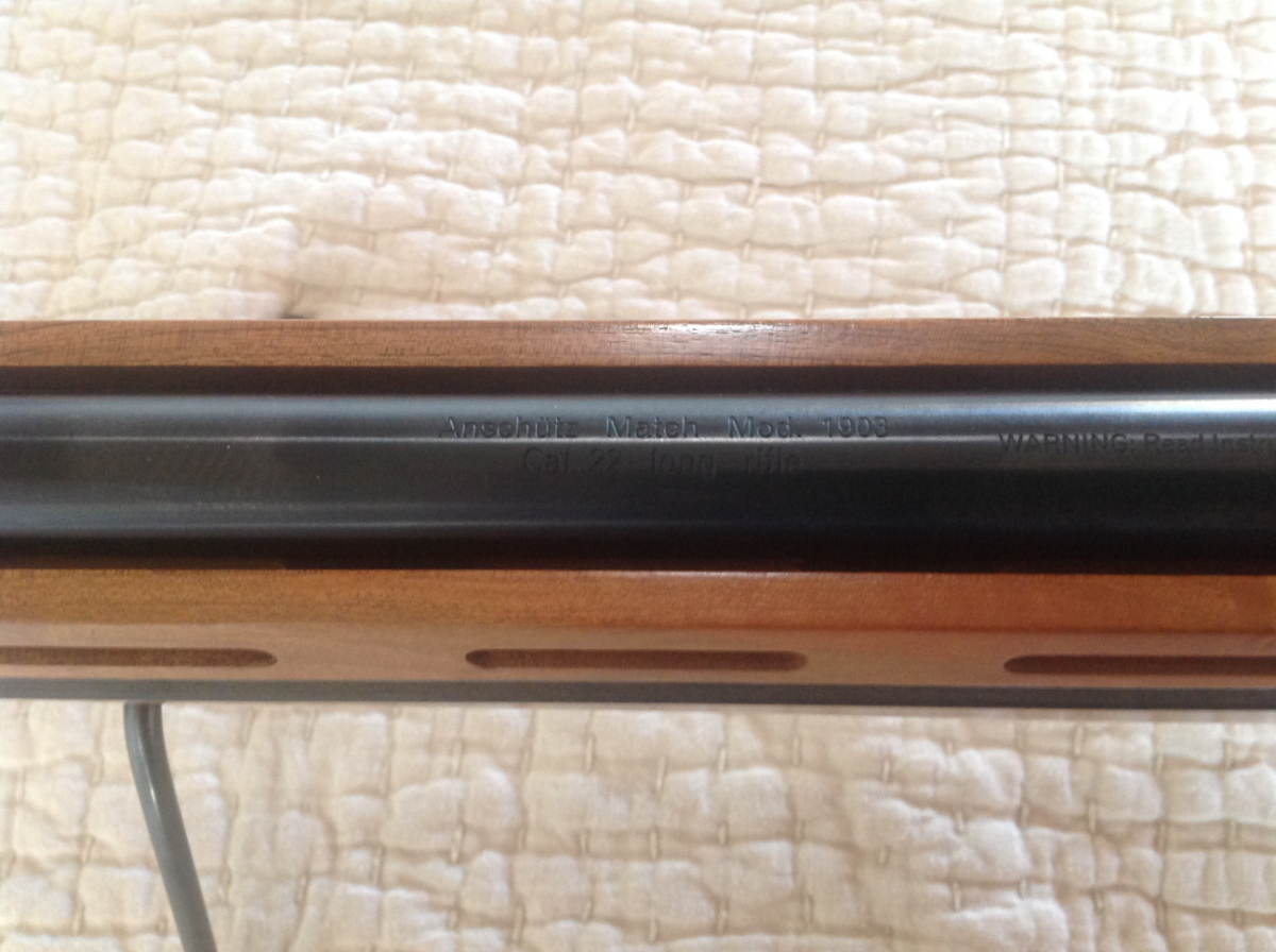 Anschutz 1903 Target Rifle Comes Complete With Sights 22lr .22 Lr For ...