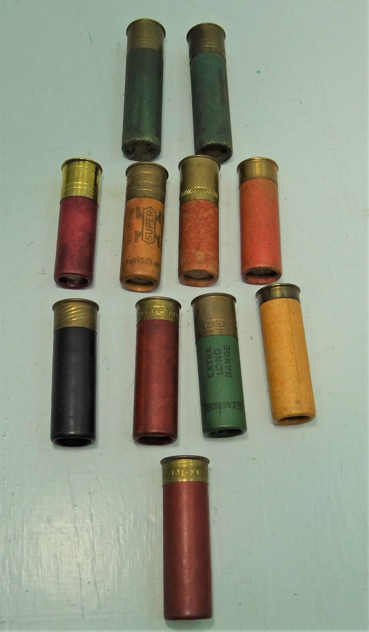 Lot Of 10 Vintage 10 Ga Shotshells, Rem/Western/Uscc/Peters Etc. 10 Ga ...