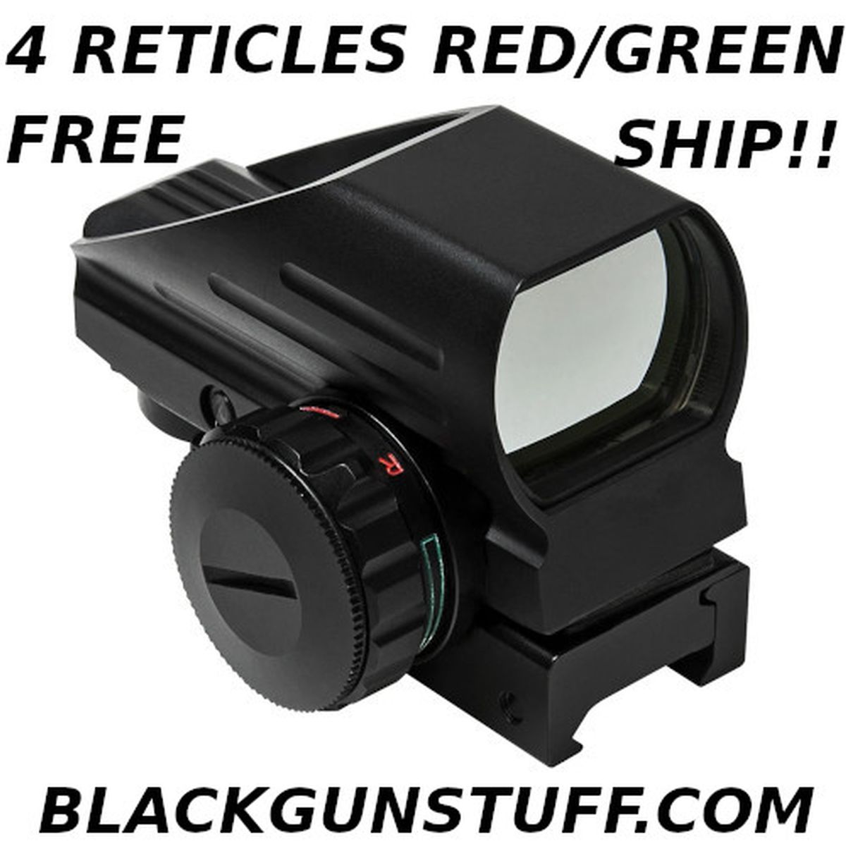 4 Reticle Holographic Red Dot Sight FREE SHIPPING 17079041 - GunAuction.com