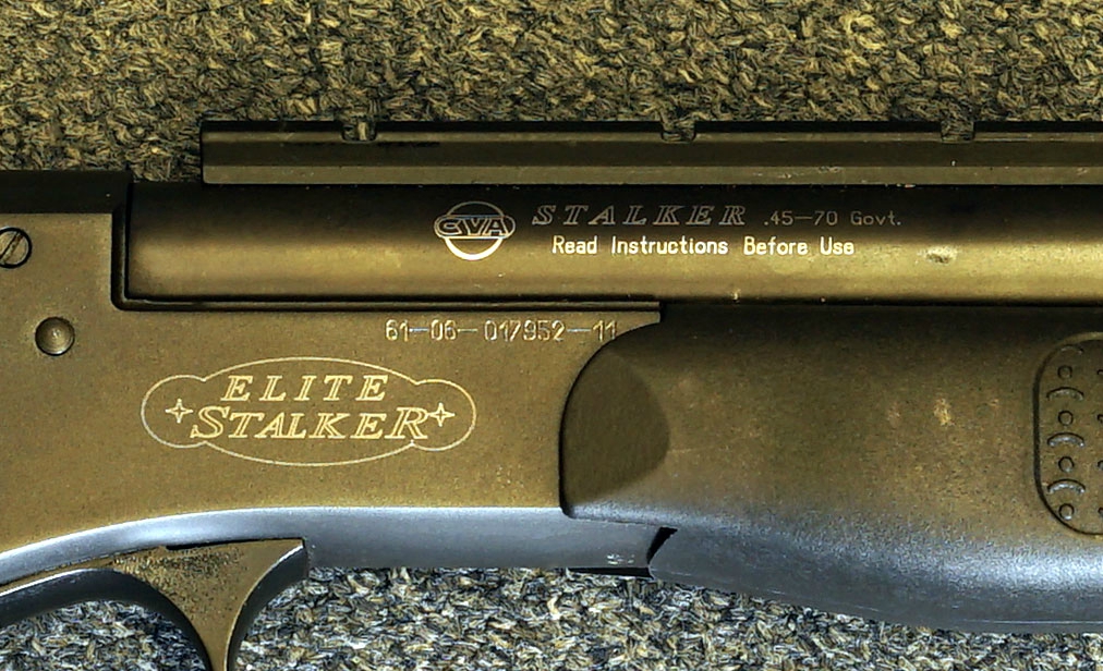 Cva Elite Stalker .45-70 Govt. Single Shot Rifle .45-70 Govt. For Sale ...