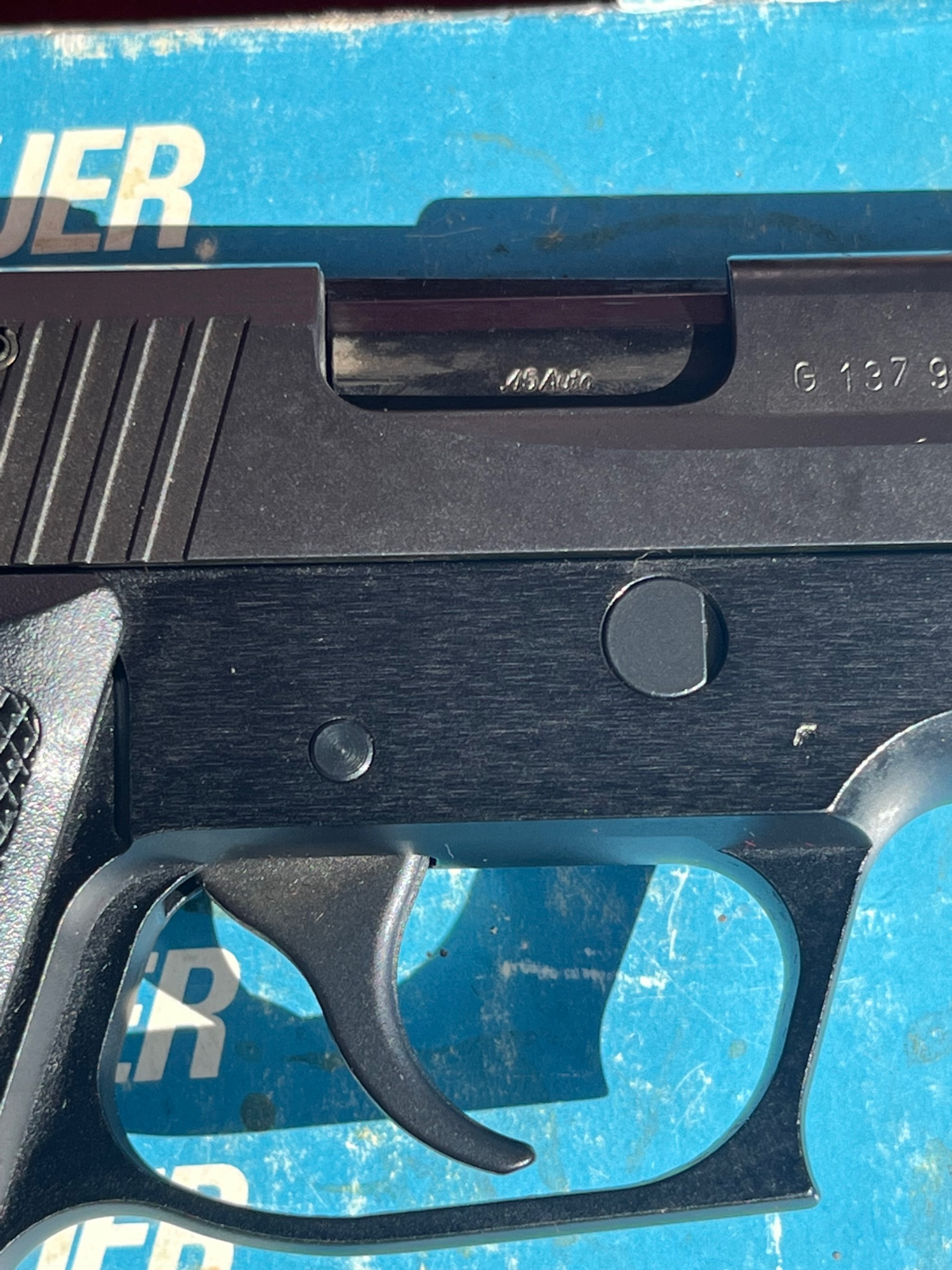 SIG Sauer P220 .45 Germany with box, paperwork, test target, extra ...