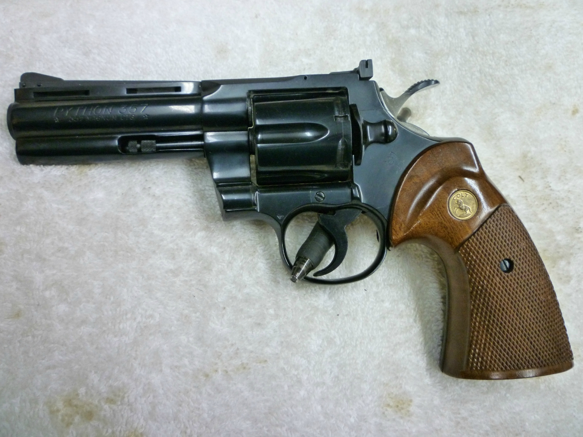 Colt Model Python Blued 4" .357 Magnum For Sale at GunAuction.com ...