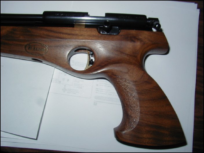 Beautiful Falcon Pistol Highly Figured Walnut For Sale at GunAuction ...