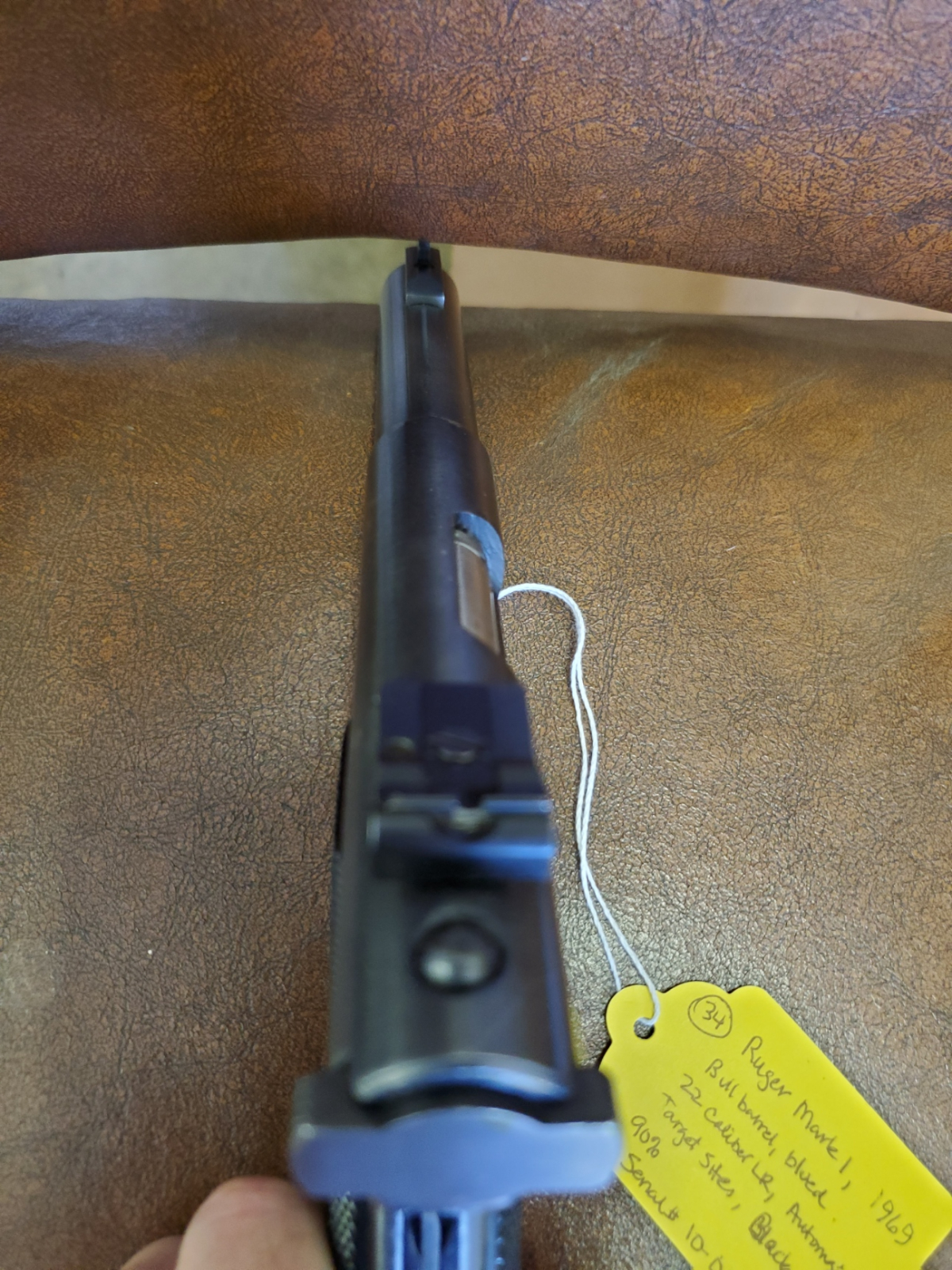 RUGER MARK I TARGET 22 CALIBER LONG RIFLE AUTOMATIC PISTOL .22 Long ...