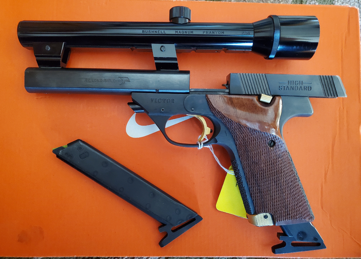 High Standard Victor with Bushnell Magnum Phantom 2.5, .22 Long Rifle ...