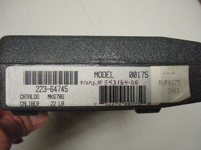 Ruger FACTORY NEW-IN-BOX,MKll `Government Target Model`.... , .22LR .22 ...