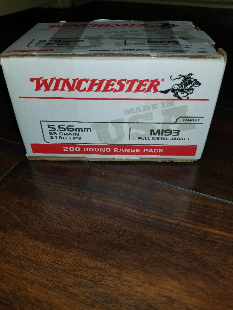 Lake City By Winchester M193 .223/5.56 Nato Ammunition 400 Rounds Fmj ...