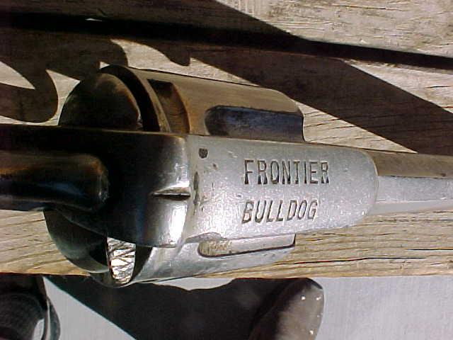 Belgian Nickel Frontier Bulldog In 450 Express Or 44-40 For Sale at ...
