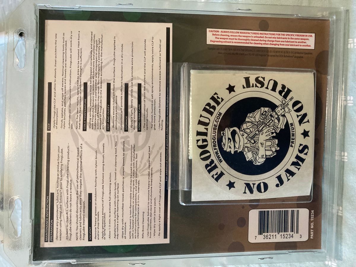 Frog Lube Kits , Lot Of 6 , New , Free Shipping For Sale at GunAuction ...