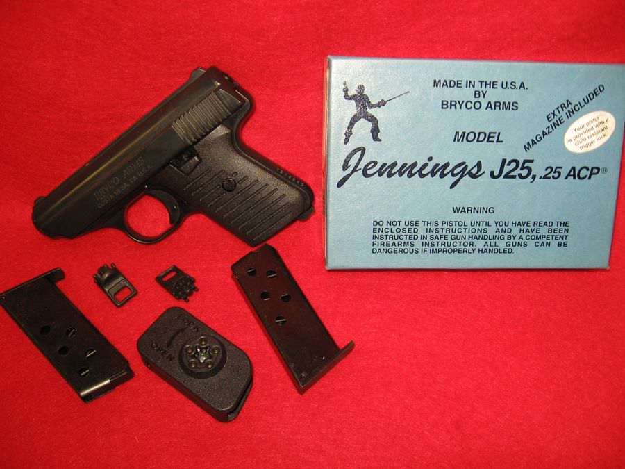 Jennings/Bryco Mod. J25 Caliber 25 Acp .25 Acp For Sale at GunAuction ...