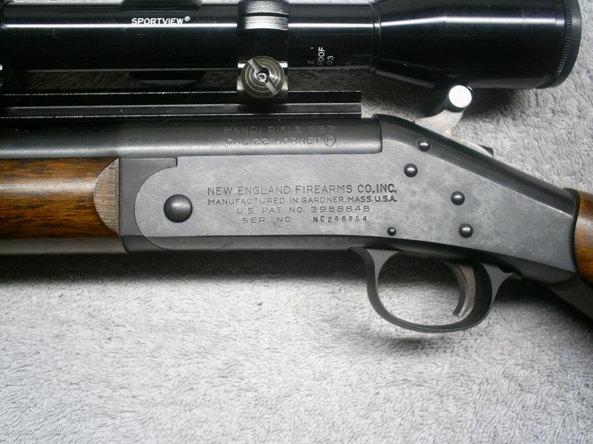 H&R Model Handi Rifle Sb2 Bushnell .22 Hornet For Sale at GunAuction ...