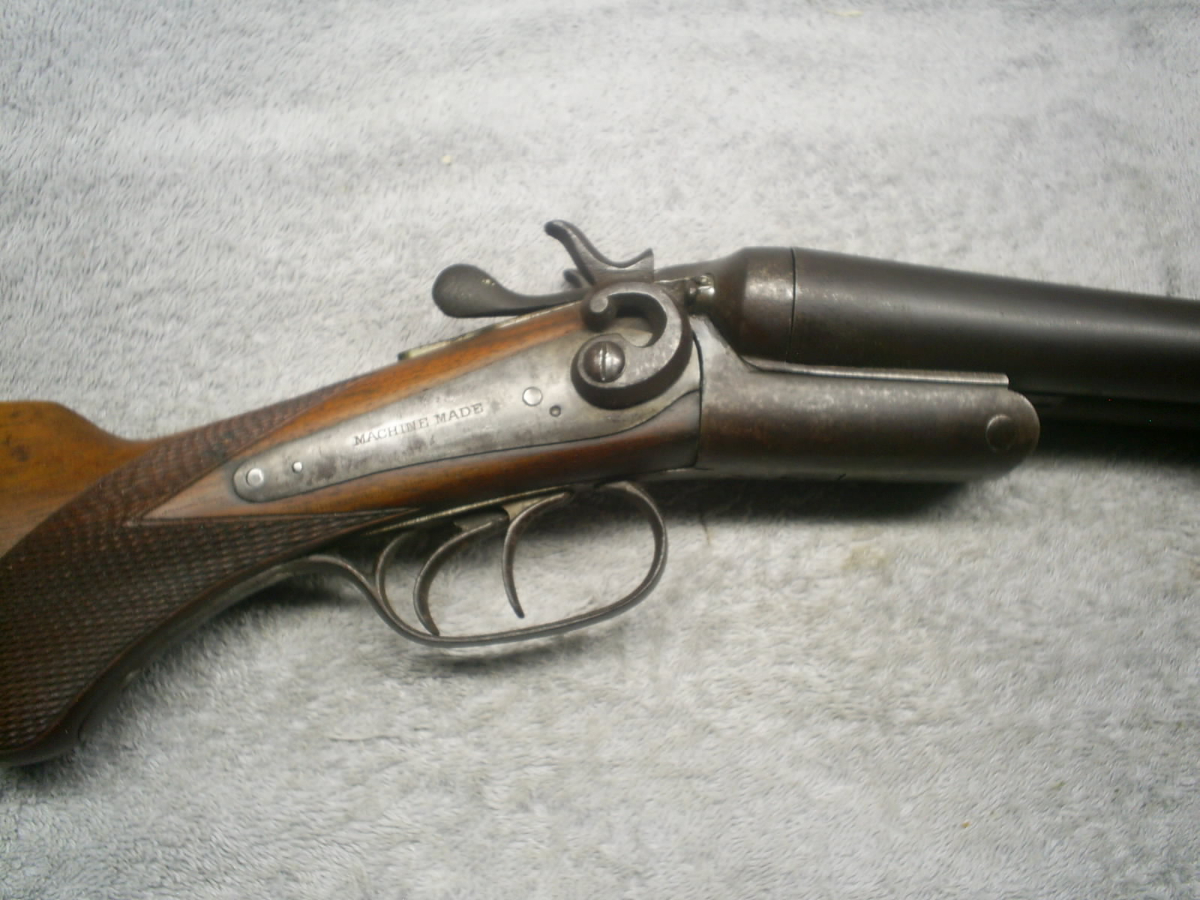 Hj Sterling Double Barrel-Hammer Gun-Needs Forearm 12 Ga For Sale at ...