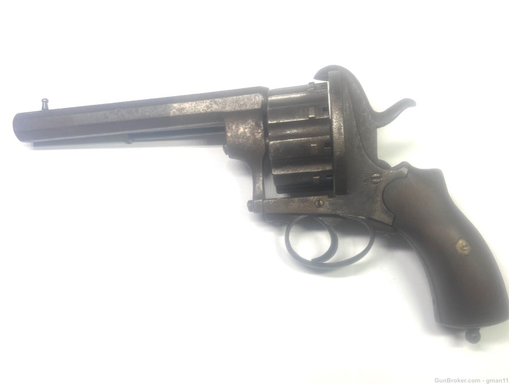 French 10 Shot 9mm D.A, Pinfire Revolver No Ffl 9mm Pinfire For Sale at ...
