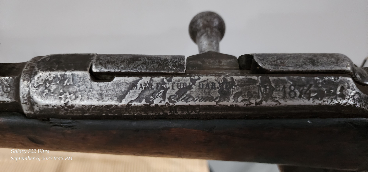 ST ETIENNE FRENCH MLE 1874 GRAS RIFLE NO FFL 11MM 11x52R Dutch Beaumont ...