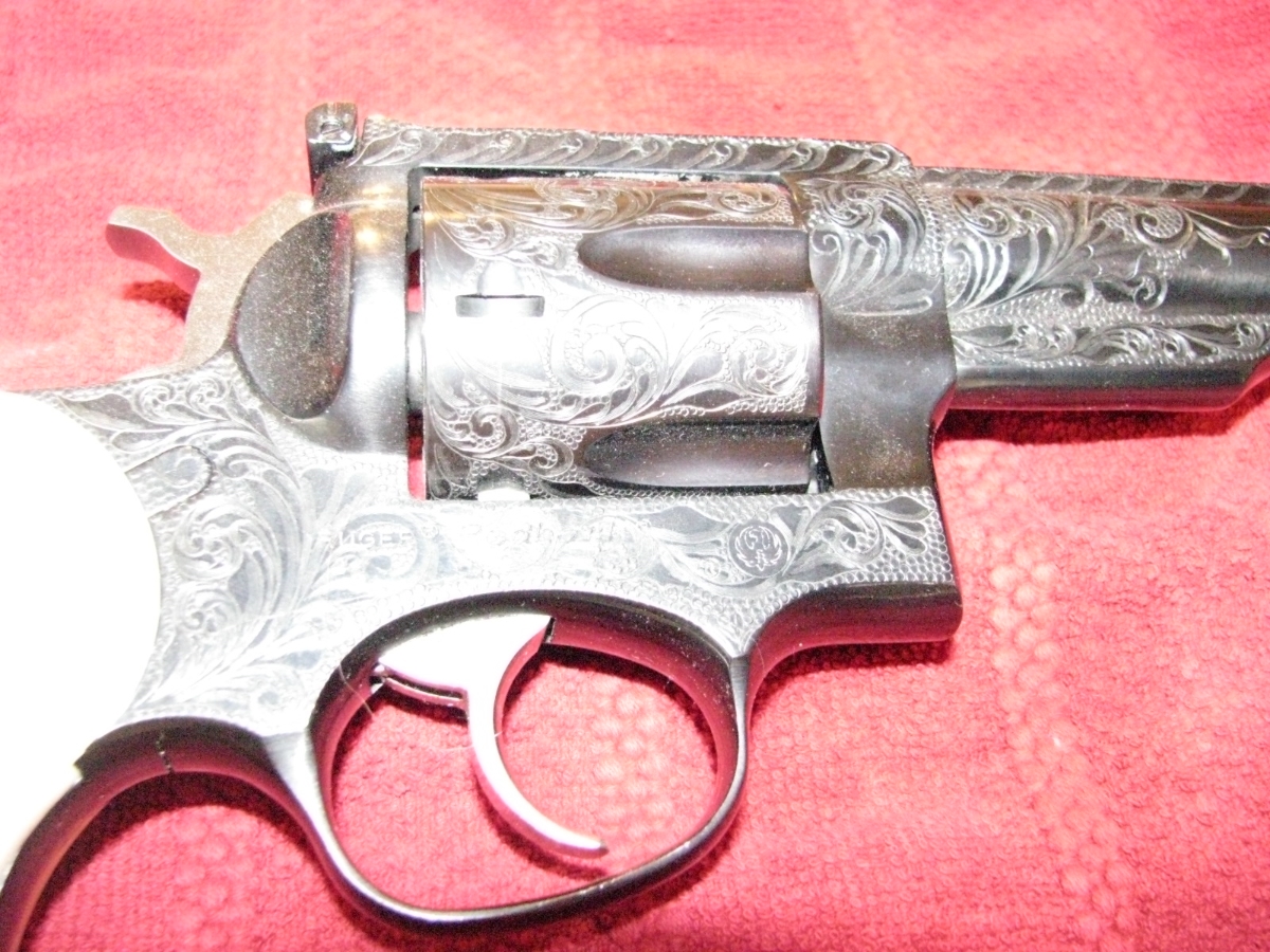 Engraved One Of A Kind Ruger Redhawk .44 Mag. For Sale at GunAuction ...