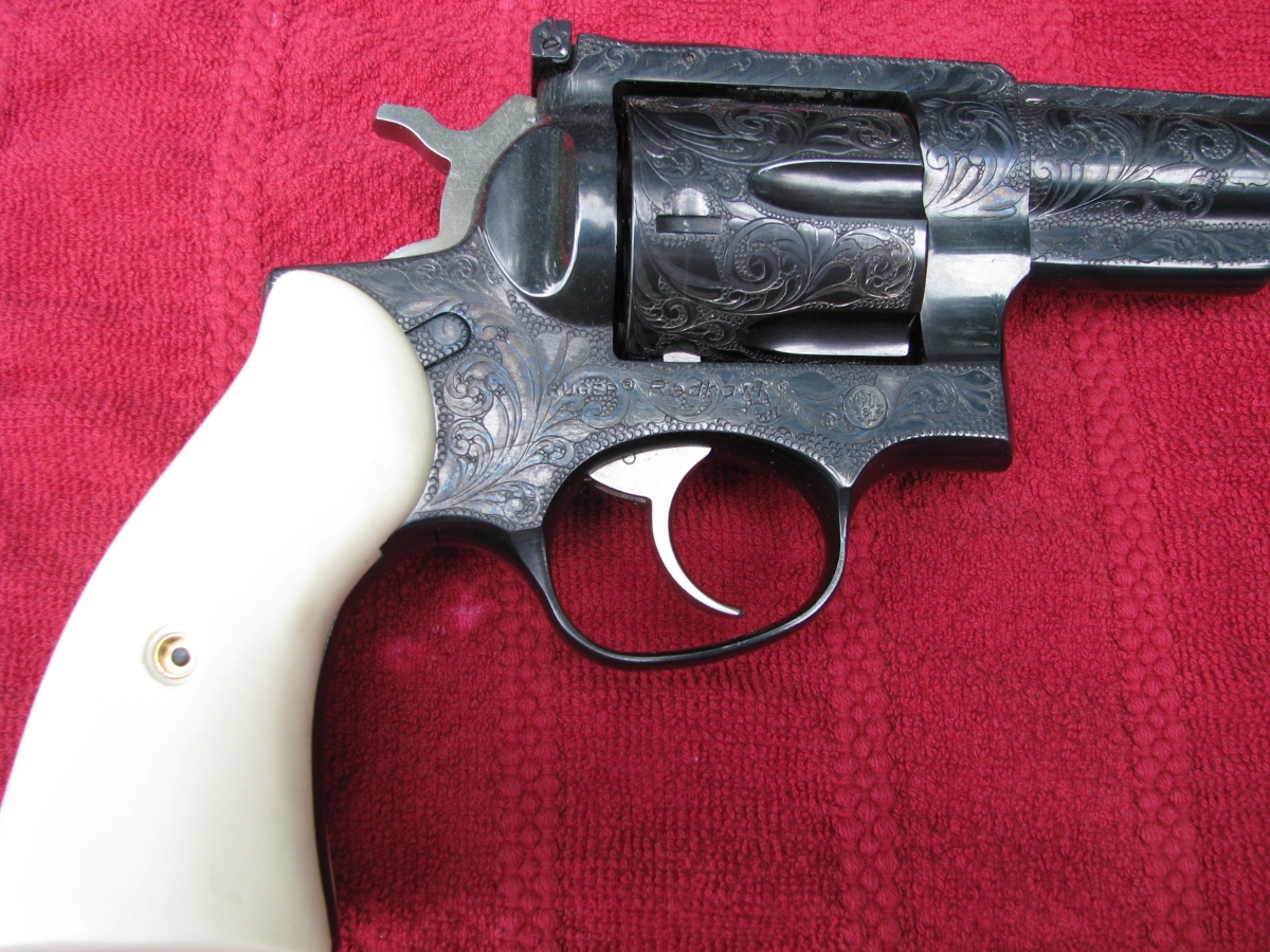 Engraved One Of A Kind Ruger Redhawk .44 Mag. For Sale at GunAuction ...