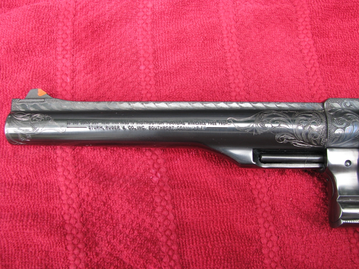 Engraved One Of A Kind Ruger Redhawk .44 Mag. For Sale at GunAuction ...